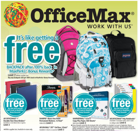 Office Max Back To School Deals 7/25/10 - Deal Seeking Mom
