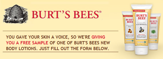 Burt's Bees Body Lotion FREE Sample - Deal Seeking Mom