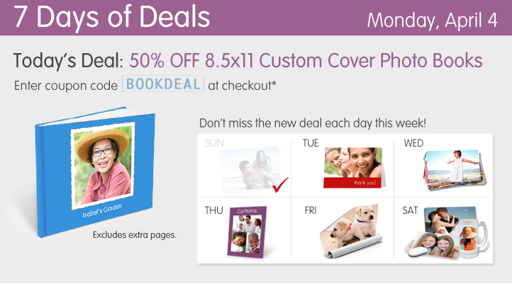 Walgreens: 50% Off 8.5x11 Custom Cover Photo Books Today Only - Deal ...