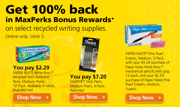 OfficeMax: FREE After MaxPerks Office Supplies - Deal Seeking Mom