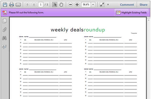 FREE Printable Weekly Deals Roundup - Deal Seeking Mom