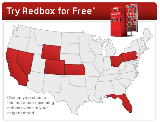 Redbox: Try Redbox FREE Events in Select States - Deal Seeking Mom