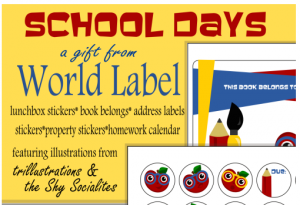 School Days Printables FREE from World Label - Deal Seeking Mom