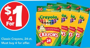 Crayola 24-ct. Crayons $0.25 at Toys R Us - Deal Seeking Mom