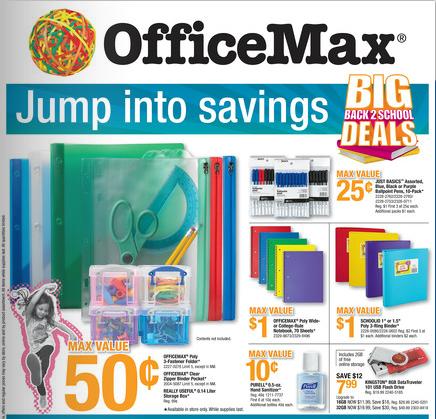 Office Max Back To School Deals 7/15/12 - Deal Seeking Mom