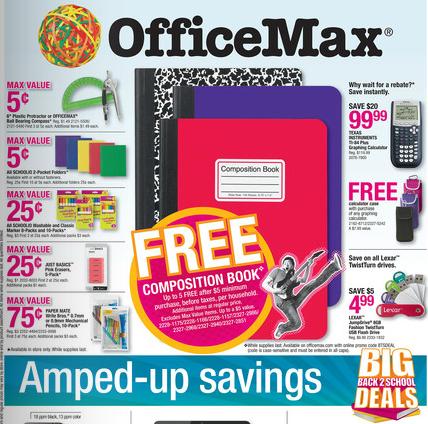 Office Max Back To School Deals 8/5/12 - Deal Seeking Mom