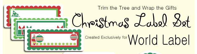 FREE Ready to Print Christmas Labels from World Label - Deal Seeking Mom