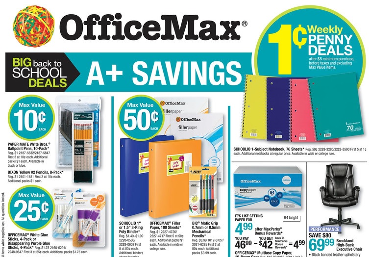 Office Max Back To School Deals 7/21/13 - Deal Seeking Mom