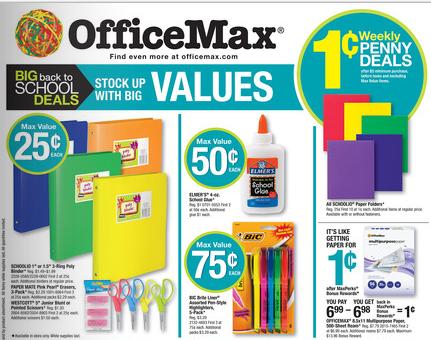 Office Max Back To School Deals 8/25/13 - Deal Seeking Mom