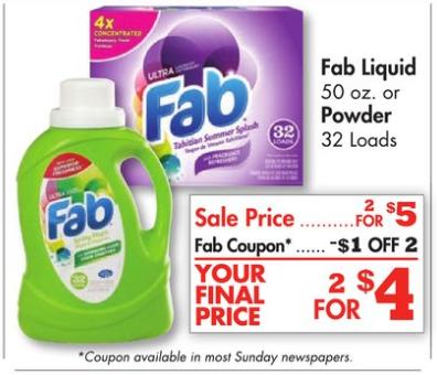 Fab Laundry Detergent FREE at Family Dollar - Deal Seeking Mom