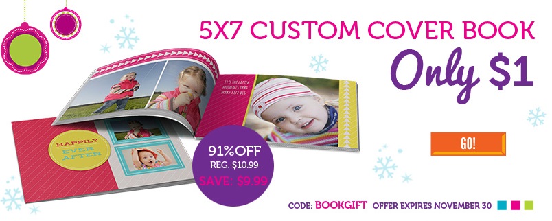 Custom Cover Photo Book $1 (+ 40 FREE Prints!) - Deal Seeking Mom