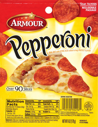 Armour Pepperoni $0.50 at Dollar Tree - Deal Seeking Mom