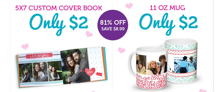 Custom Cover Photo Book or Mug $2 - Deal Seeking Mom