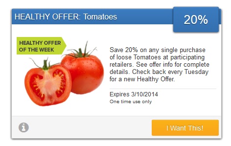 20% Off Tomatoes (SavingStar Rebate) - Deal Seeking Mom