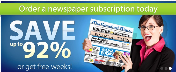 Discounted Newspaper Subscriptions - Deal Seeking Mom
