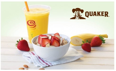 Jamba Juice 5 Oatmeal Vouchers for $10 - Deal Seeking Mom