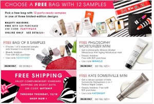 Sephora Holiday Deluxe Samples FREE with $25 Purchase - Deal Seeking Mom