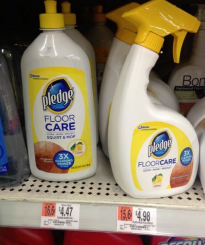 Pledge Wood Floor Care $1.47 at Walmart - Deal Seeking Mom