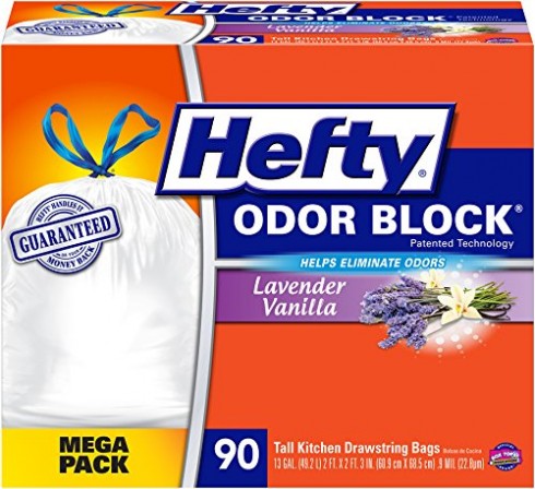 Hefty Odor Block Tall Kitchen Garbage Bags $11.51 + FREE Shipping ...