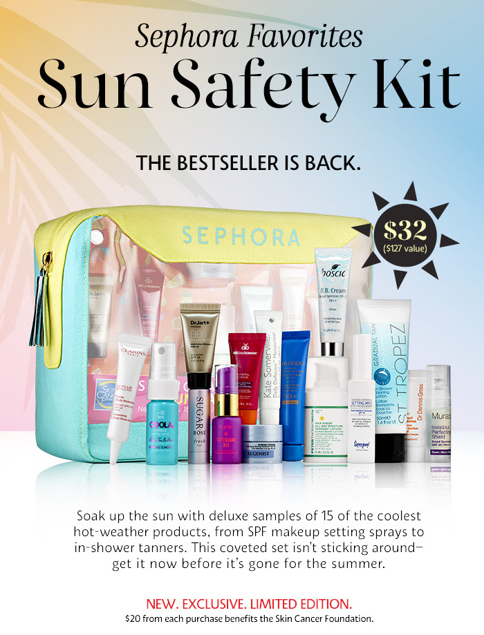 Sephora Sun Safety Kit $32 (a $127 Value!) - Deal Seeking Mom