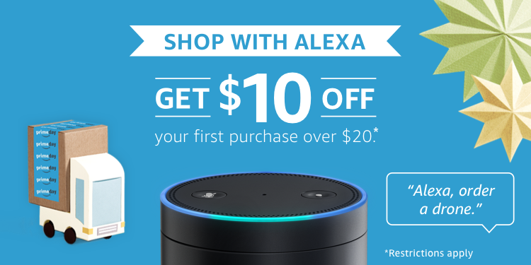 Shop with Alexa for $10 Off your $20 Purchase! - Deal Seeking Mom