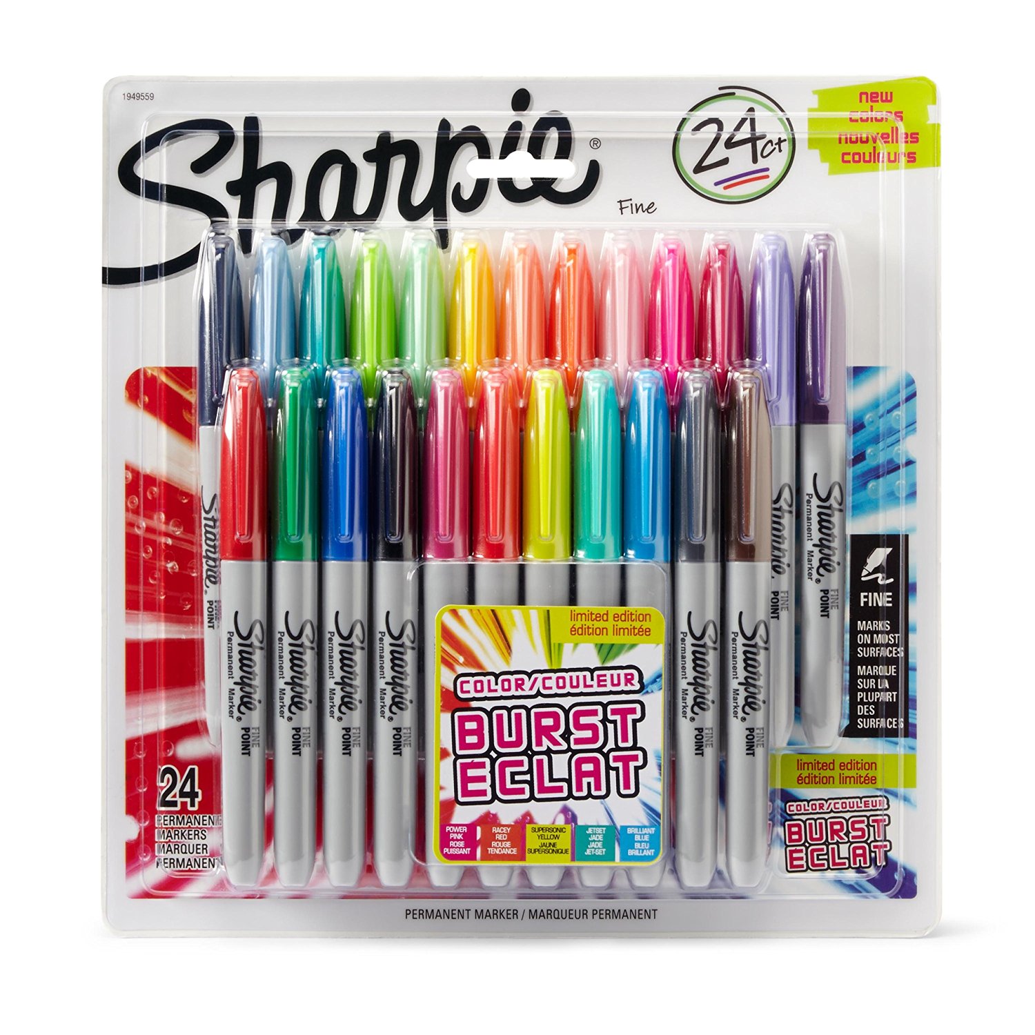 Sharpie Color Burst 24-Pk Markers $10 - Deal Seeking Mom
