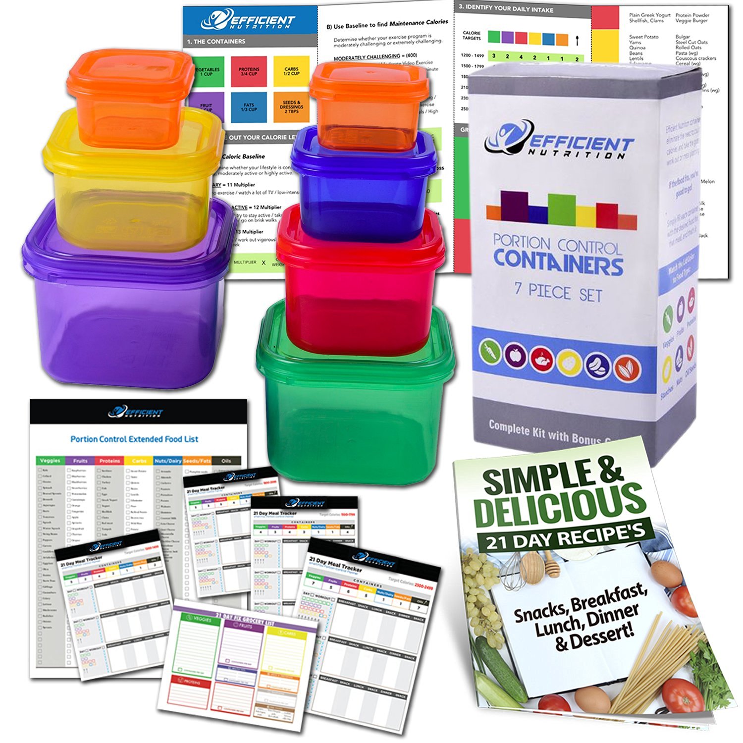 Portion Control Containers Kit (7 Pc.) $5.95 - Deal Seeking Mom