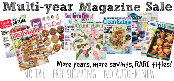 Huge Multi-Year Magazine Sale! - Deal Seeking Mom